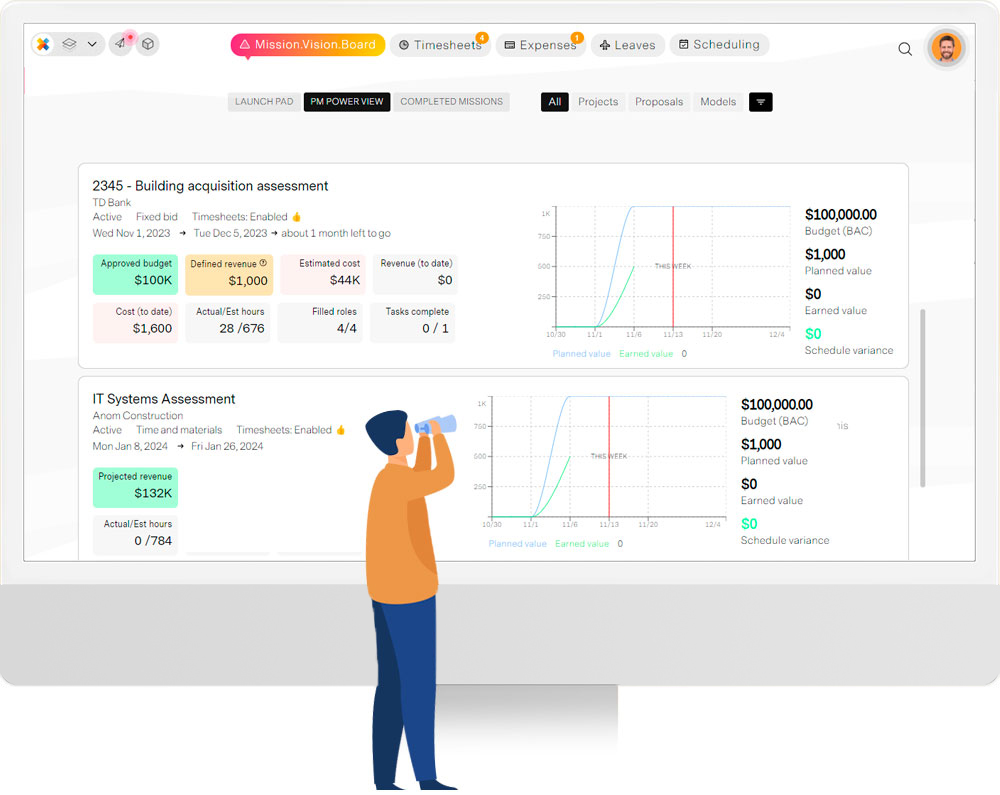 missionX: AI-ready project and resource management